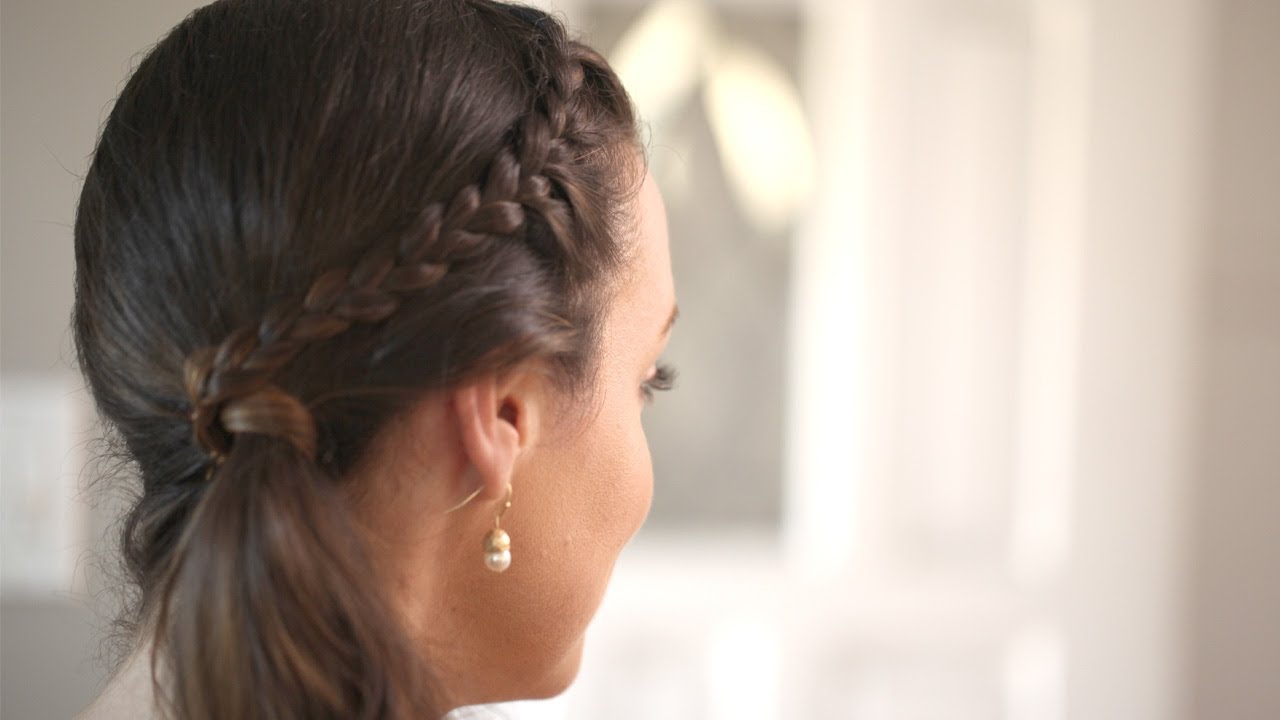 Front French Braid Create This Hairstyle || KIN BEAUTY - YouTube