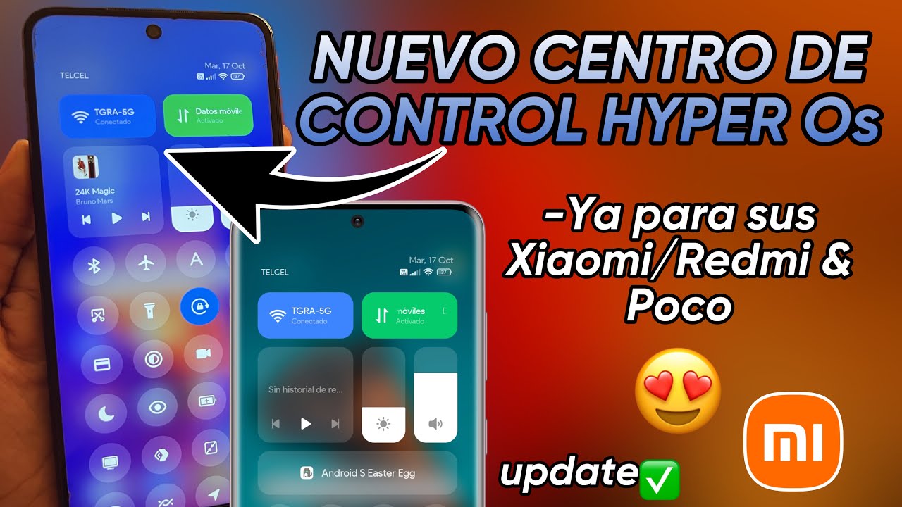 😍INSTALA YA EL NUEVO CENTRO DE CONTROL PRO DE HYPER OS/MIUI 15 EN TU ...