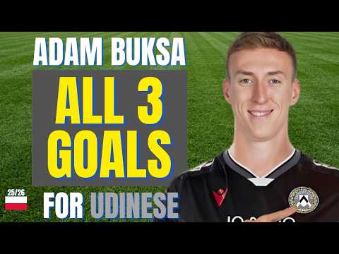 Adam Buksa - ALL 3 GOALS FOR UDINESE IN 2025/26 | Skills & Highlights