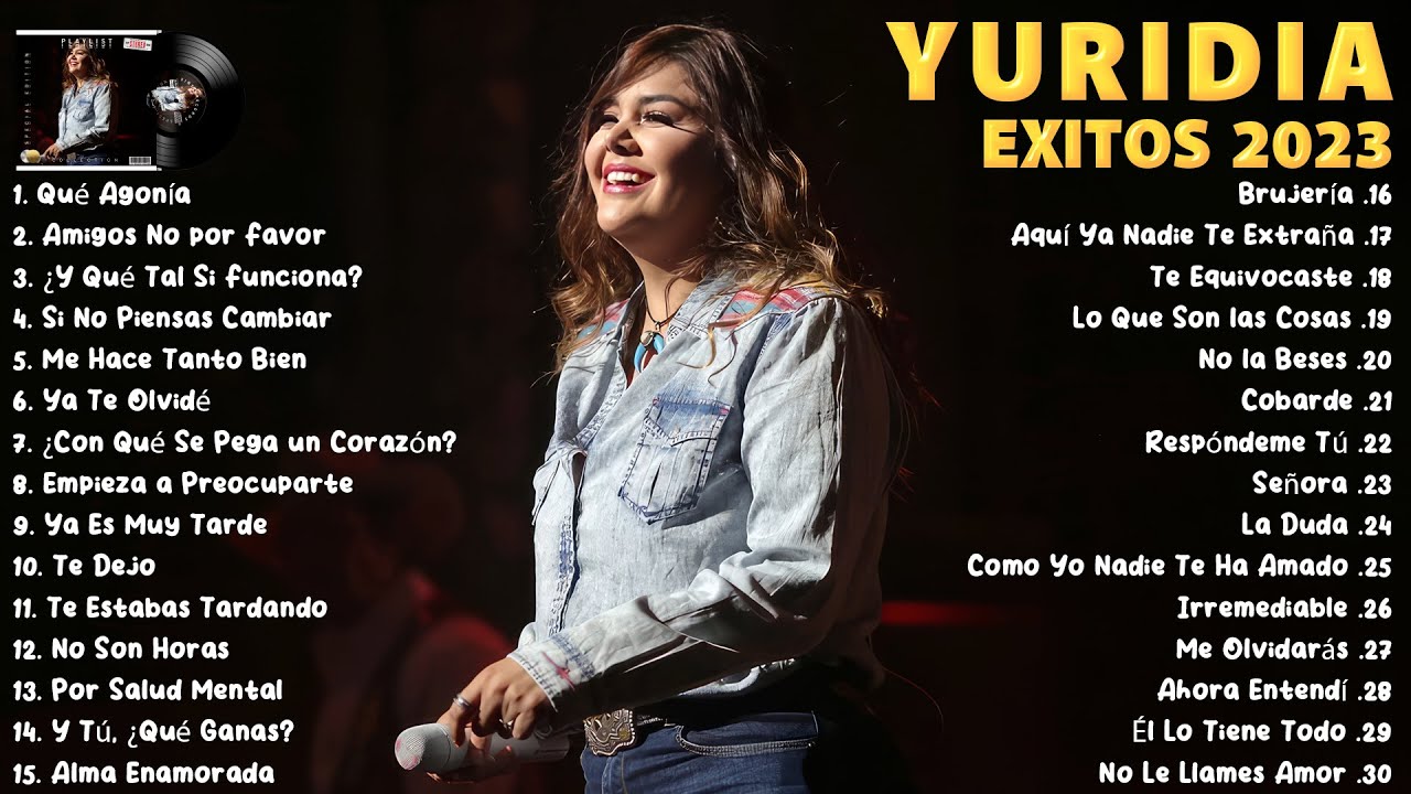 Yuridia Mix Exitos 2023 - Grandes Exitos De Yuridia - Canciones de ...