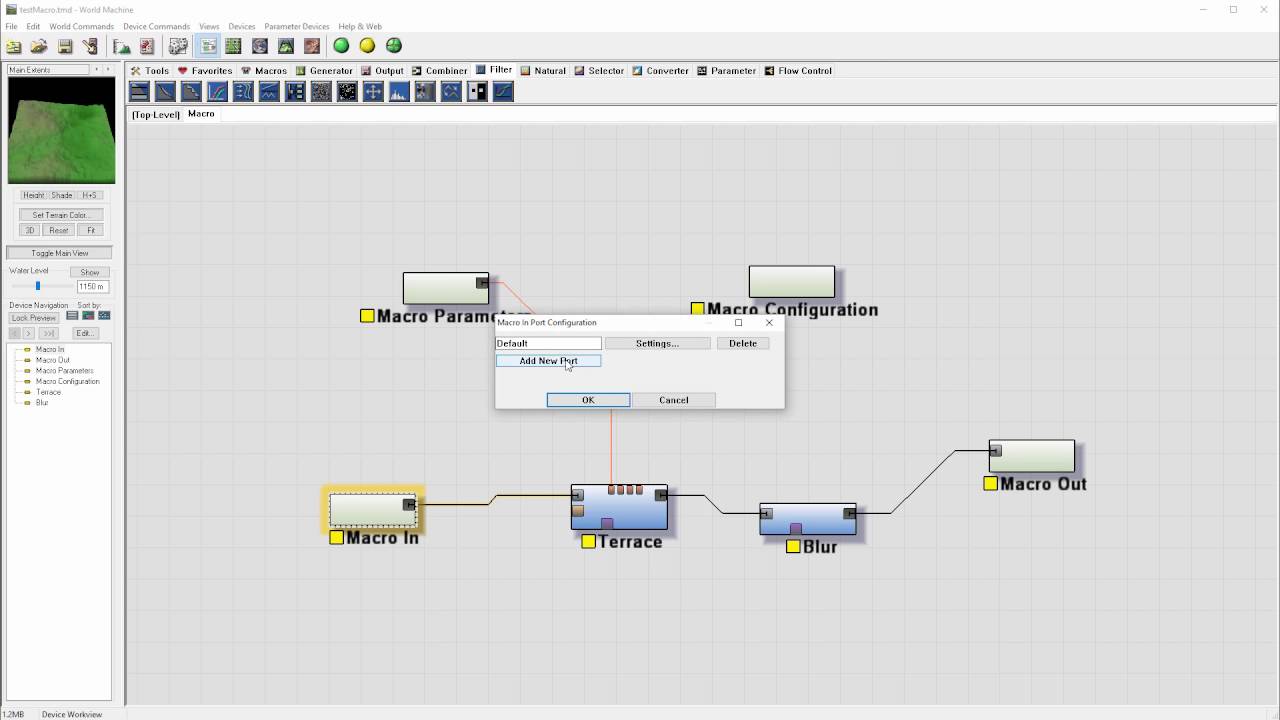 How to create macros in World Machine - YouTube
