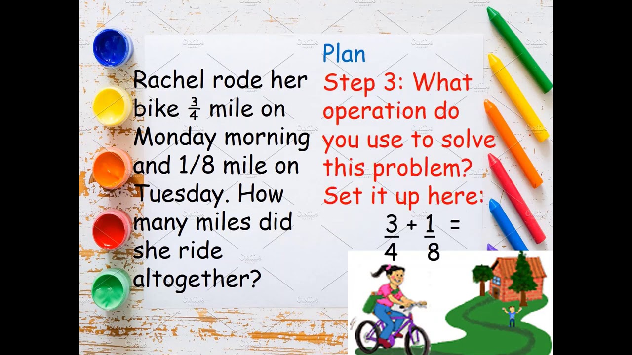 Solving Routine And Non Routine Problem Involving Addition And Subtraction Of Fraction Youtube