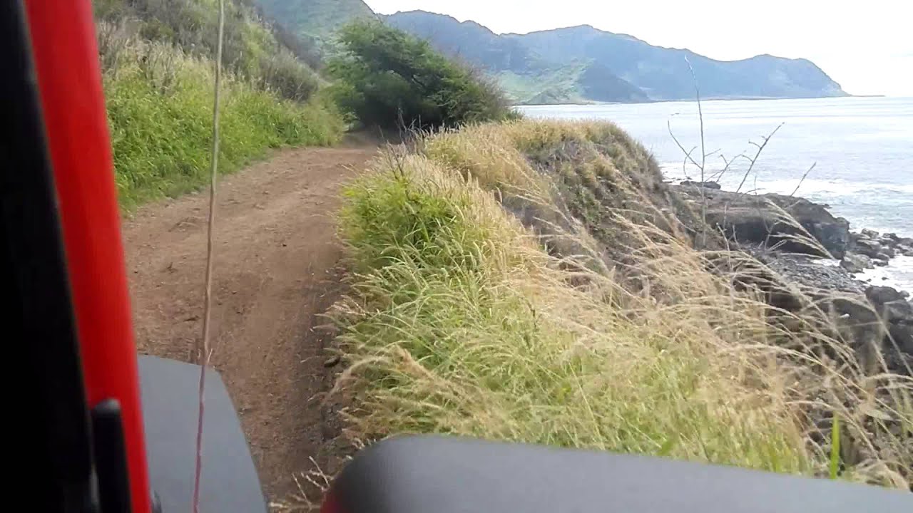 Off Roading in Hawaii- view from ocean side - YouTube