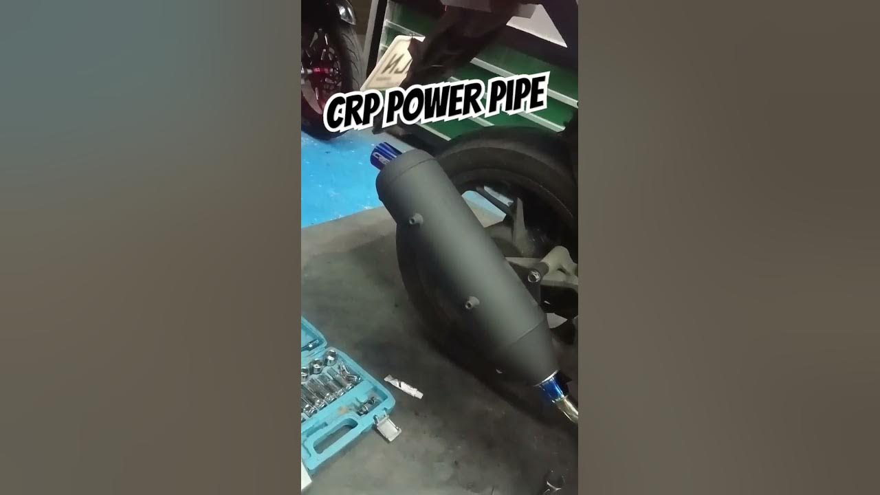 CRP power pipe installed on Click 160 | Sound check - YouTube