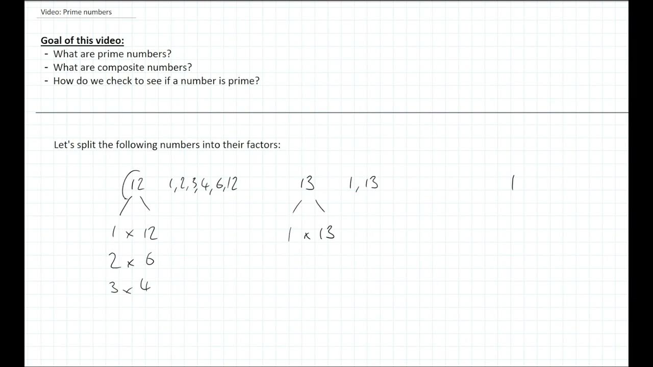 Prime Numbers - YouTube