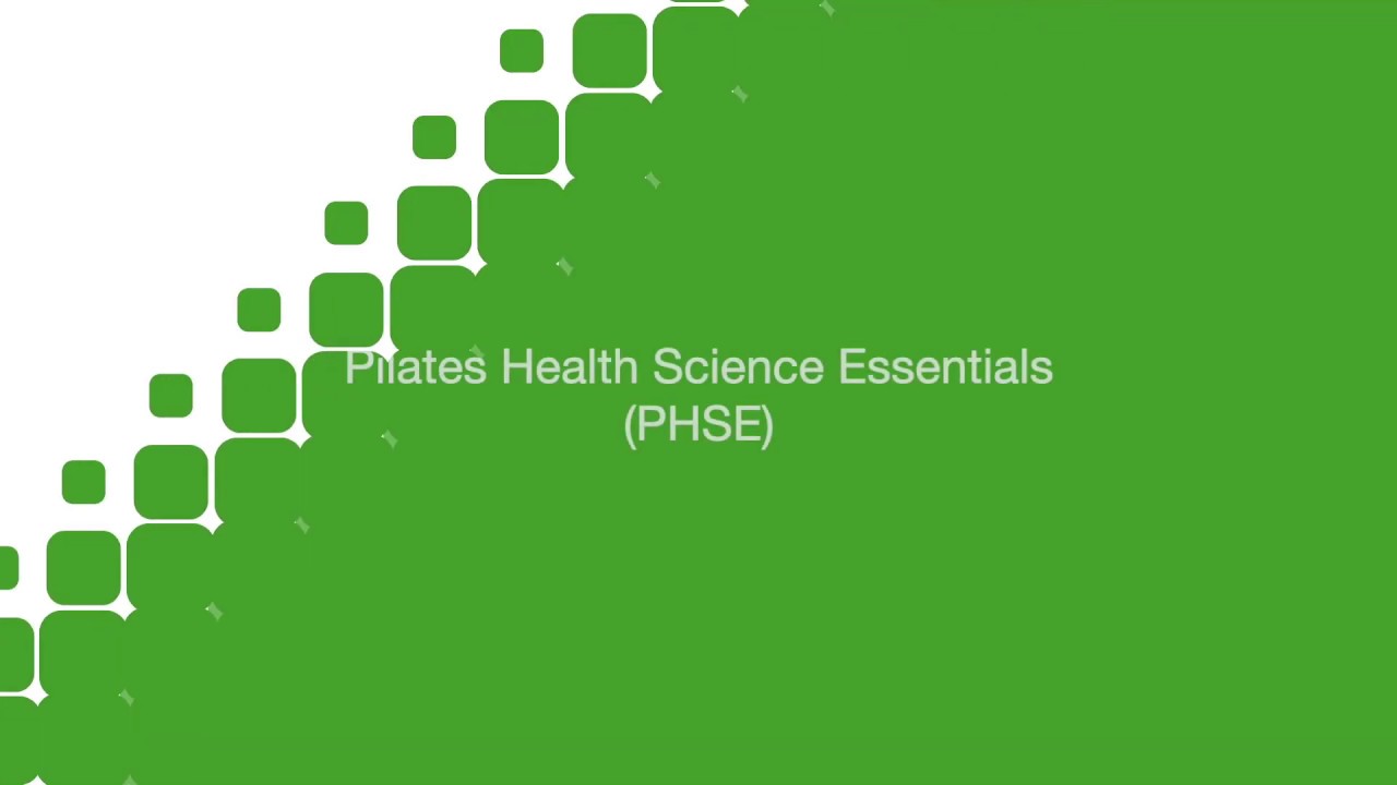 Pilates Health Science Essentials (PHSE) Course Demo - YouTube