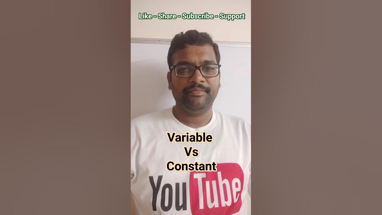 Variable Vs Constant In C Language Cprogramming Computerlanguage Youtube