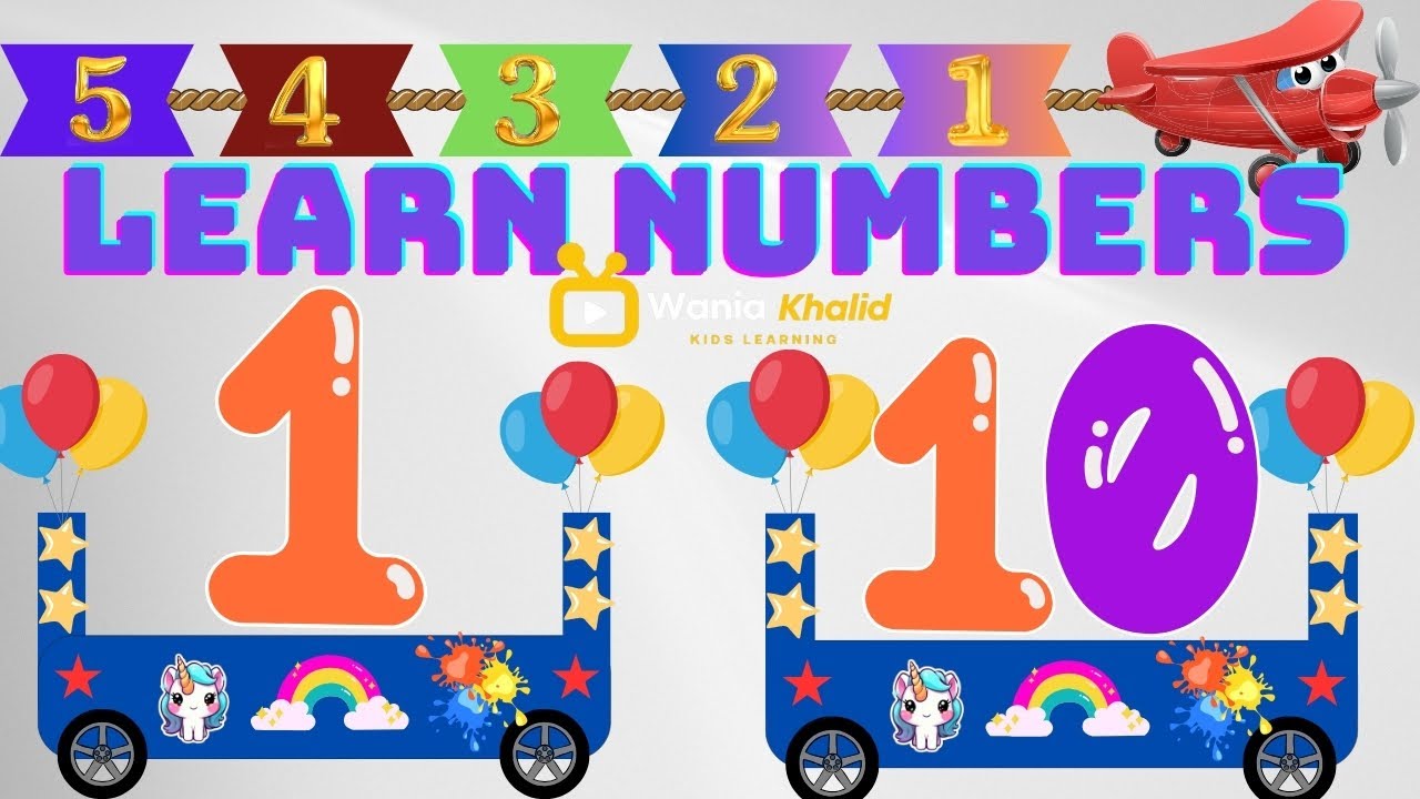 Counting Numbers l Learn Numbers 1 to 10 l Preschool and Toddlers l ...