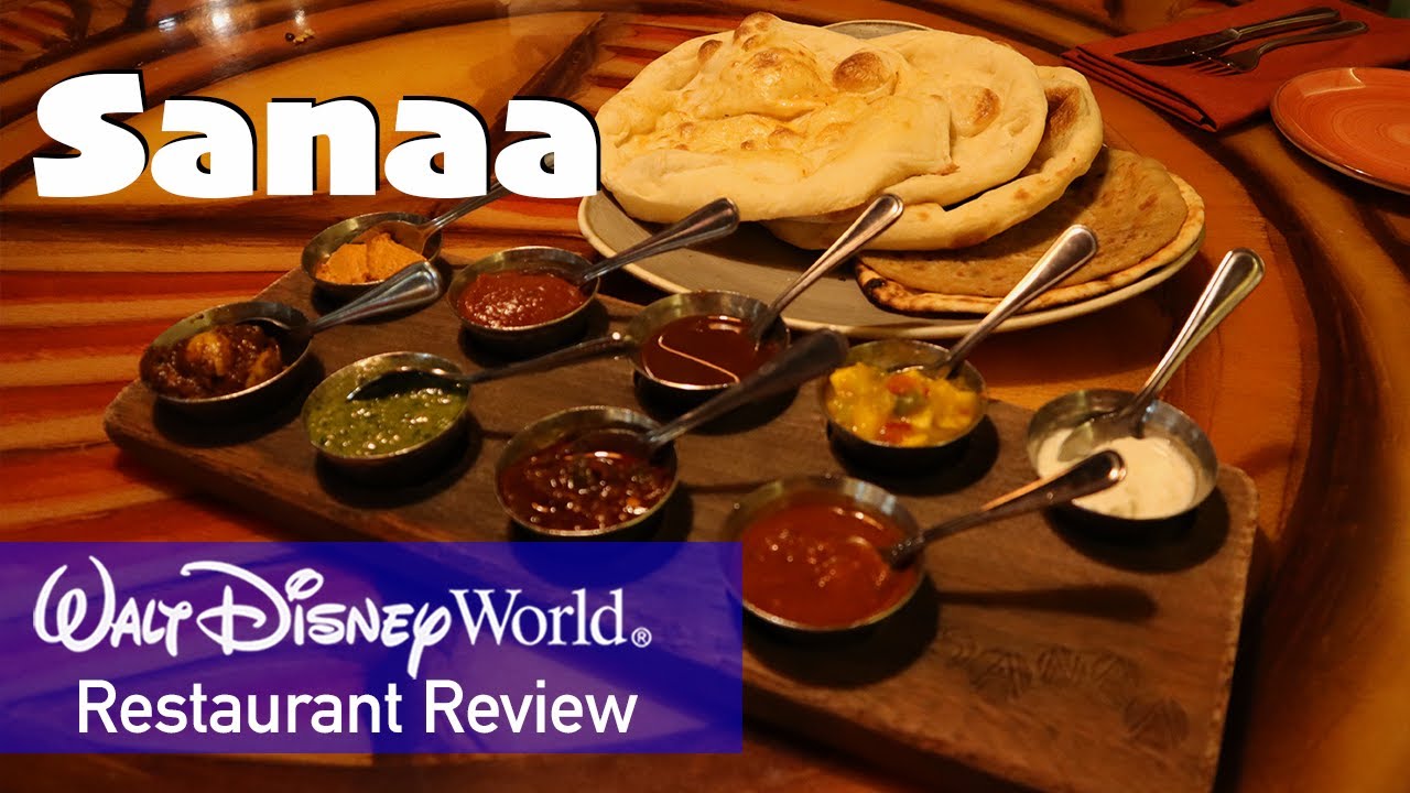 Sanaa Lunch and Dinner Review - Walt Disney World Restaurant - YouTube
