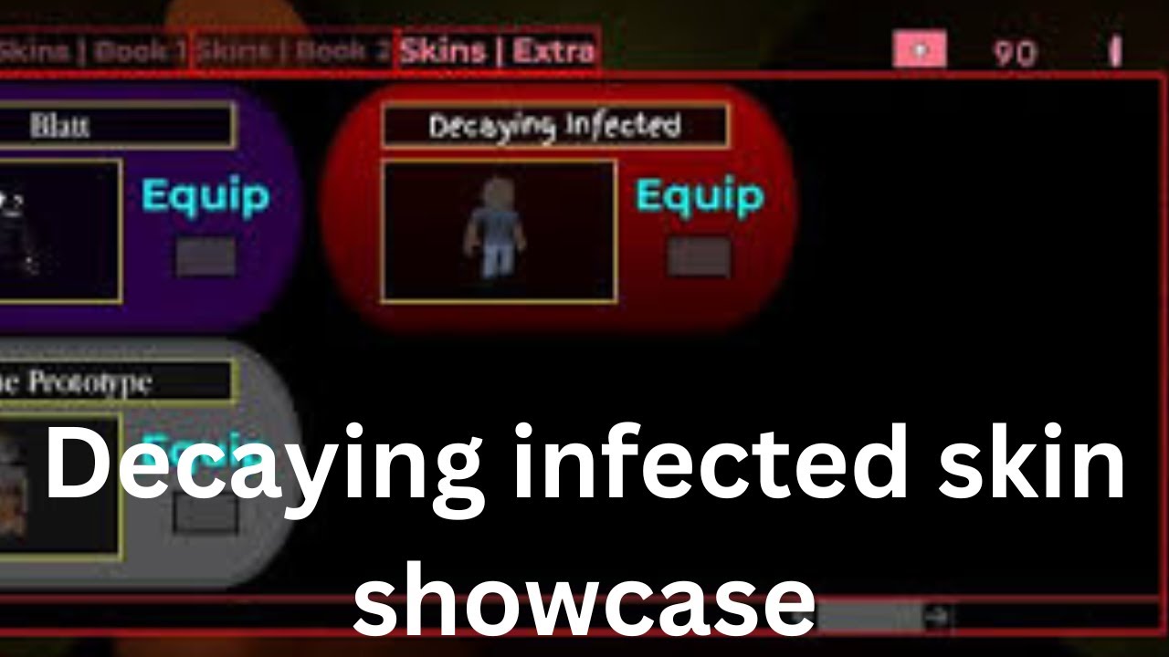 Decaying infected piggy skin showcase - YouTube
