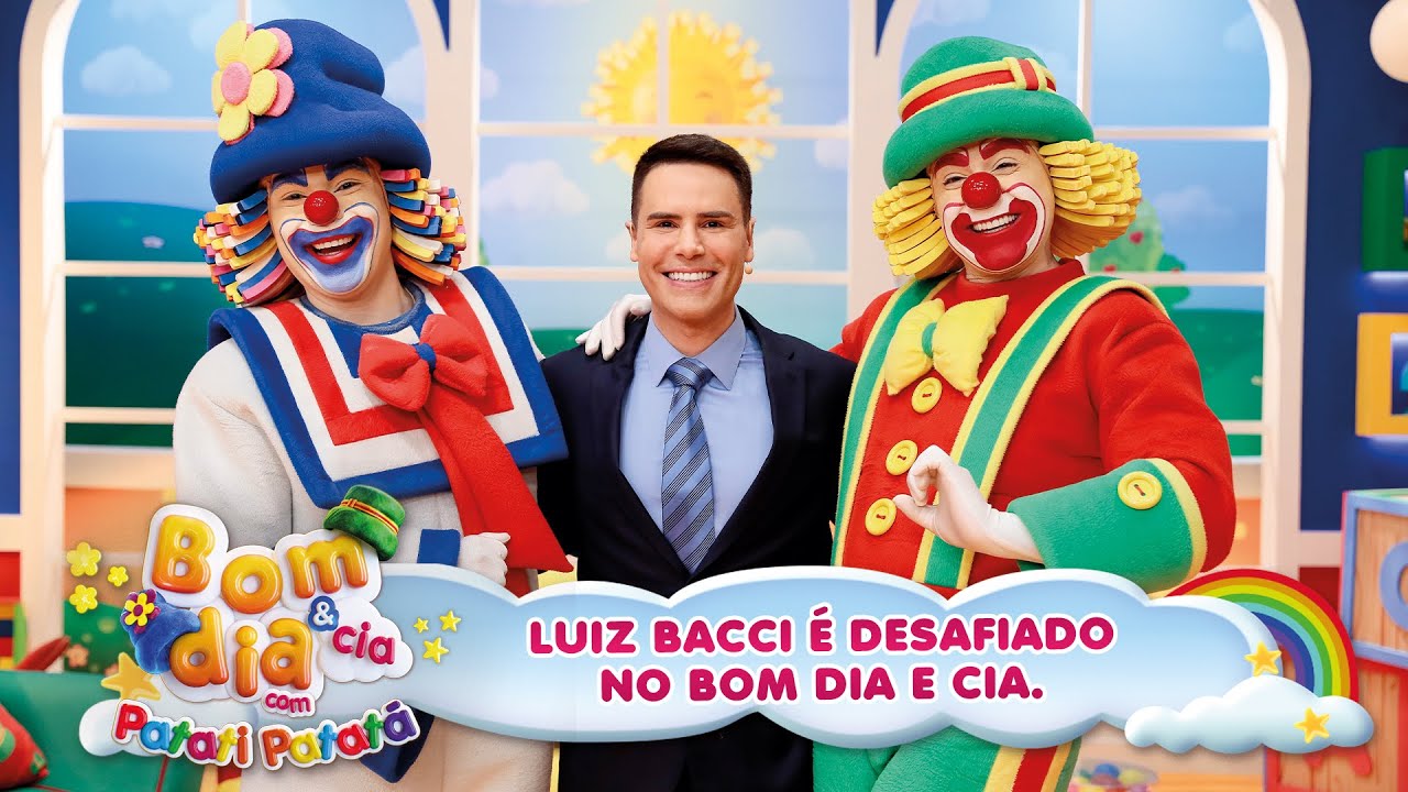 Luiz Bacci brinca com Patati Patatá no Bom Dia & Cia | Bom Dia & Cia ...
