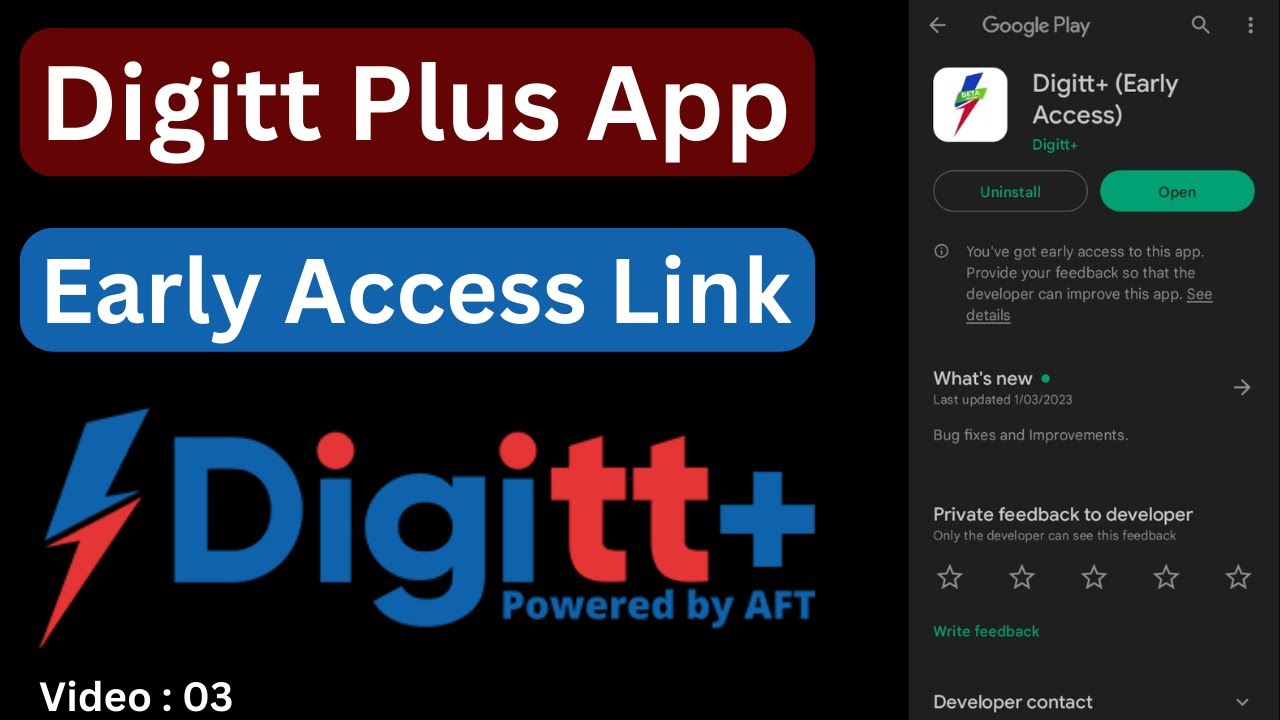 Digitt Plus App Early Access Invitation | How To Download Digitt Plus ...