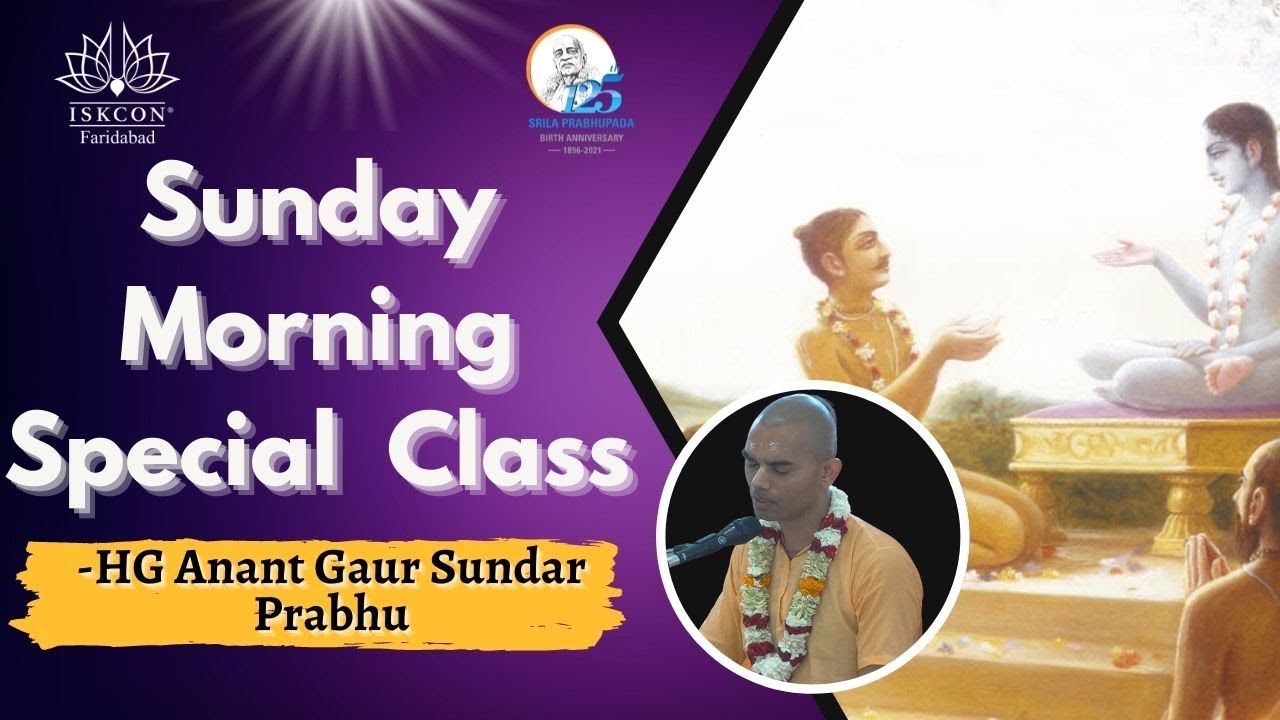 SB. 4.6.41 || HG Anant Gaur Sundar Prabhu || ISKCON Faridabad || Sri ...
