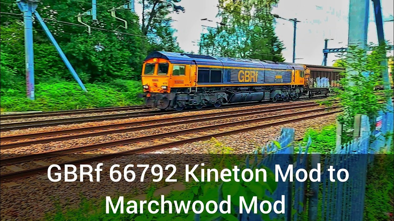 GBRf 66792 Kineton Mod to Marchwood Mod | GWML | 06.08.23 - YouTube