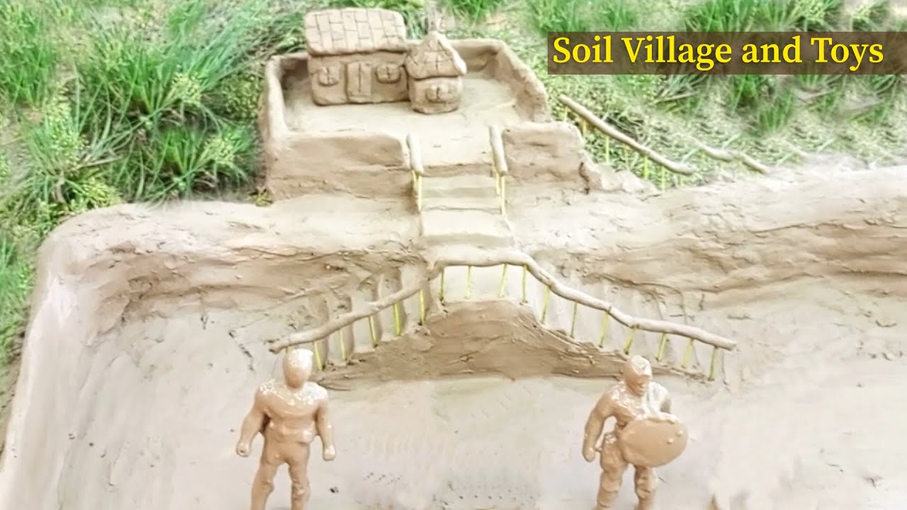 HOW TO MAKE an INCREDIBLE SOIL VILLAGE MINI HOME CONSTRUCTION - YouTube
