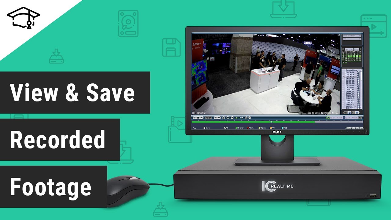 View and Save Recorded Footage - YouTube