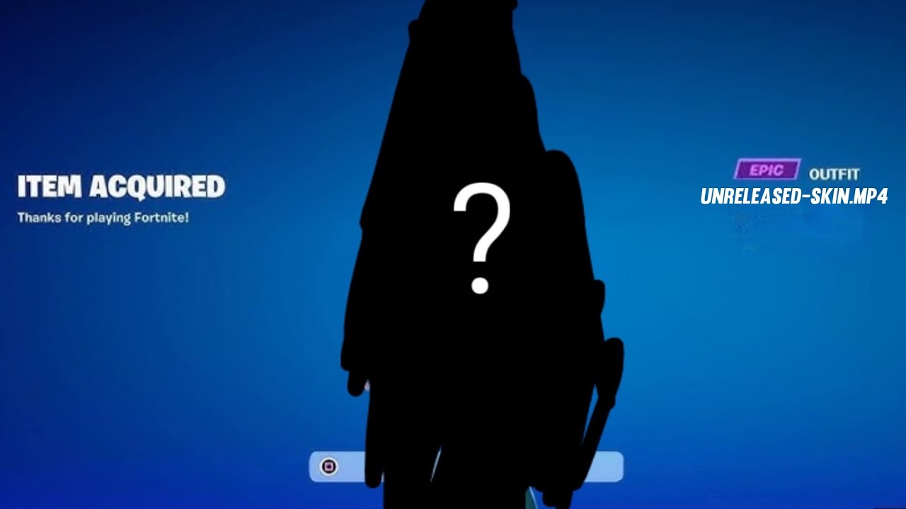 How to Get UNRELEASED skin in Fortnite! - YouTube