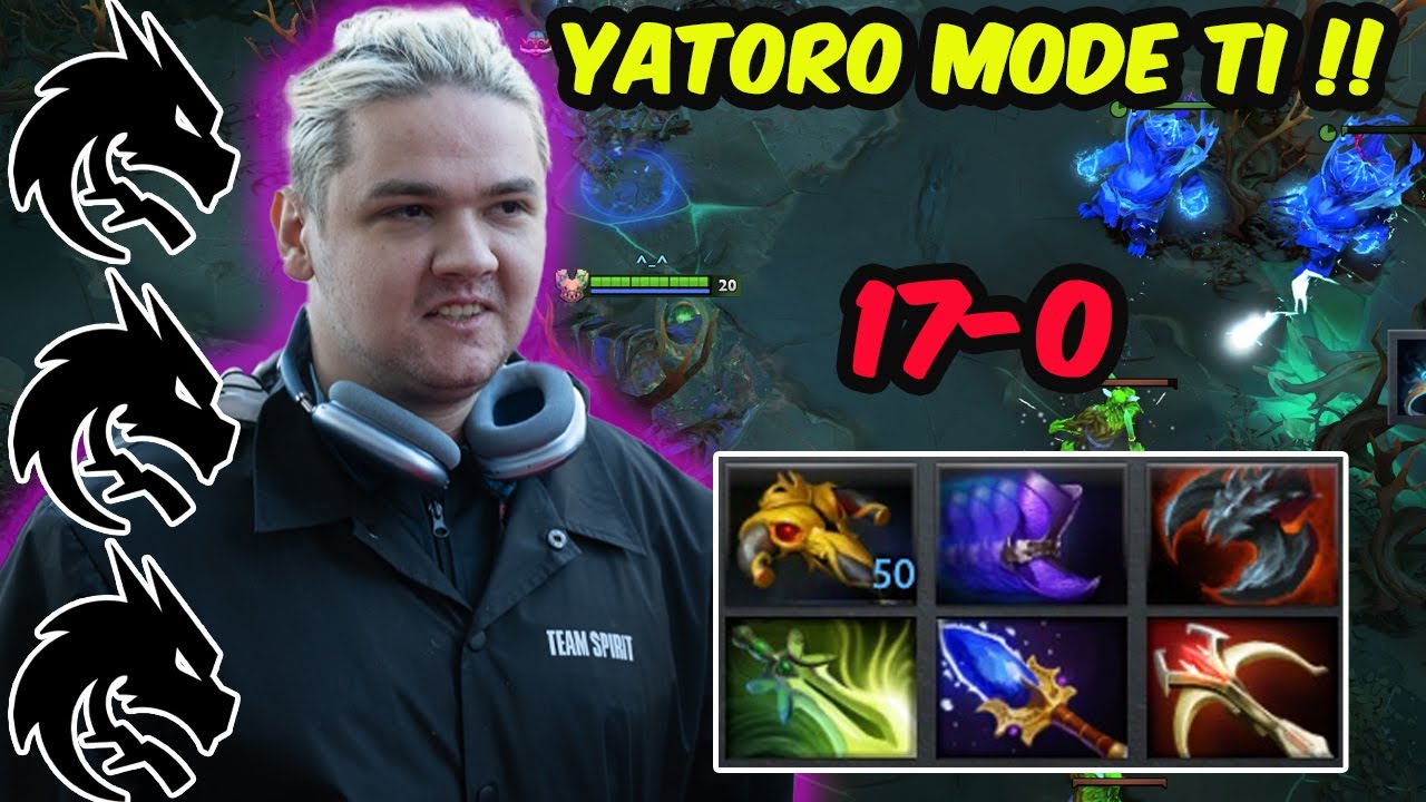 This is How Yatoro plays Gyrocopter Hyper Speed Farm Full slot build ...