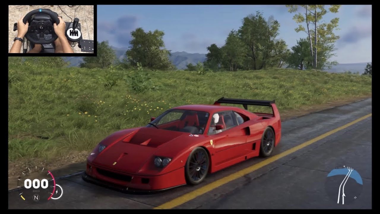 Ferrari F40 - The Crew 2 I Logitech g923 gameplay - YouTube