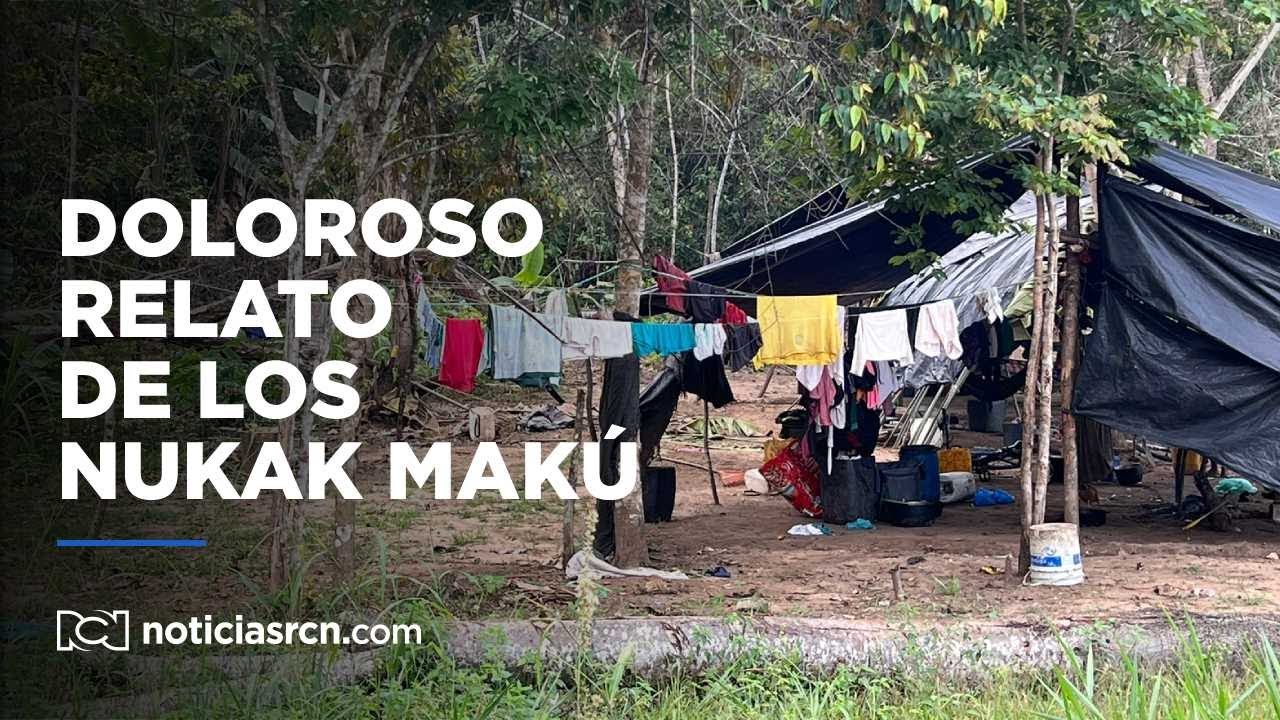 Así viven los nukak makú en San José del Guaviare - YouTube
