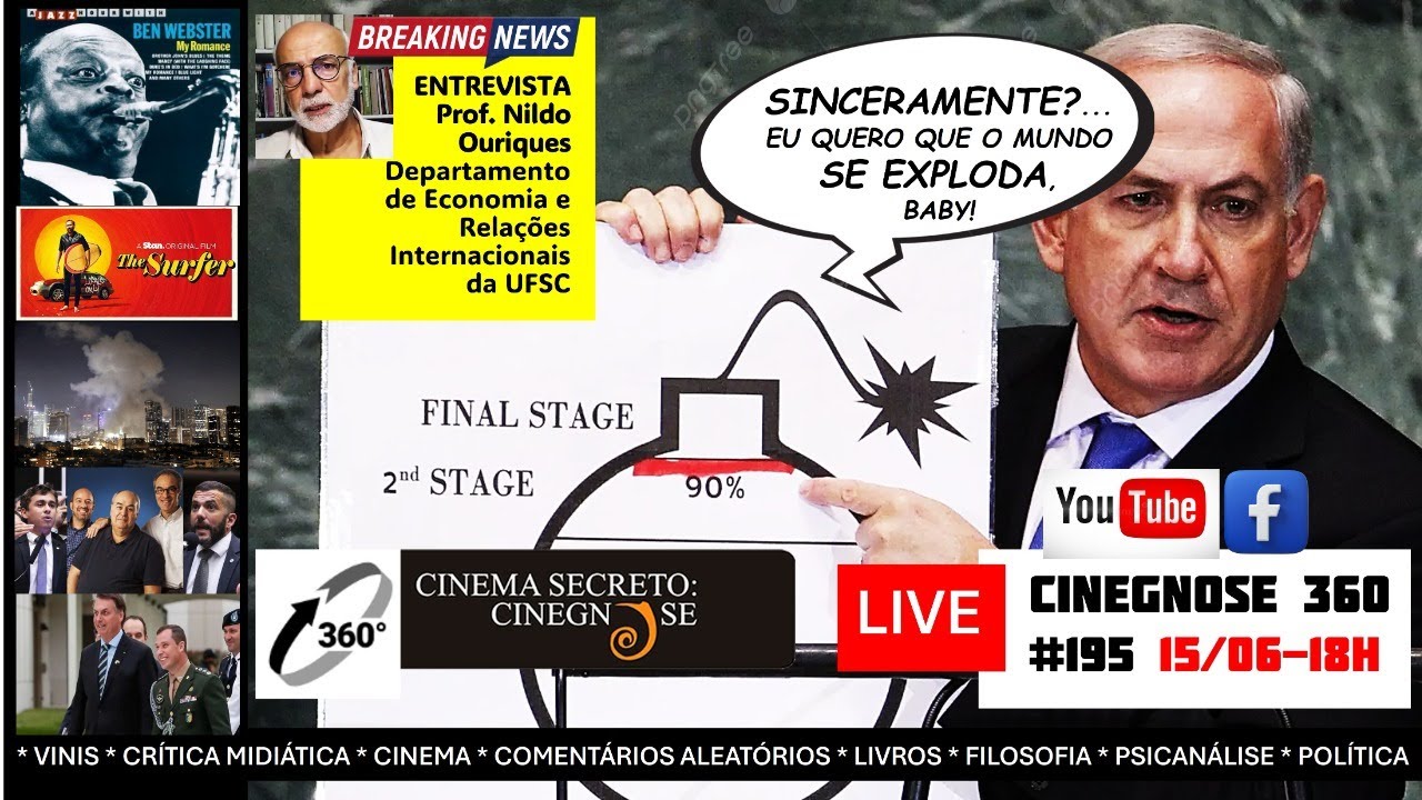 Live Cinegnose 360 #195 - 15/06/2025 - ENTREVISTA COM O PROF. NILDO OURIQUES - YouTube
