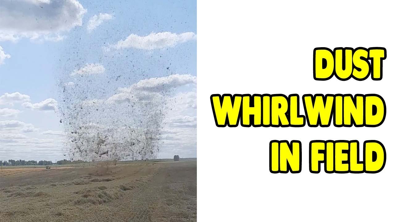 Man Films Amazing 'Hay-Devil' In Field - YouTube