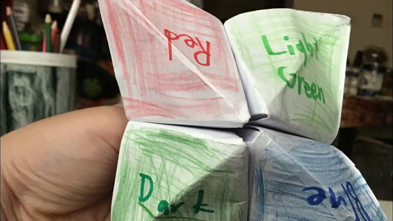 How to make a Fortune Teller - YouTube