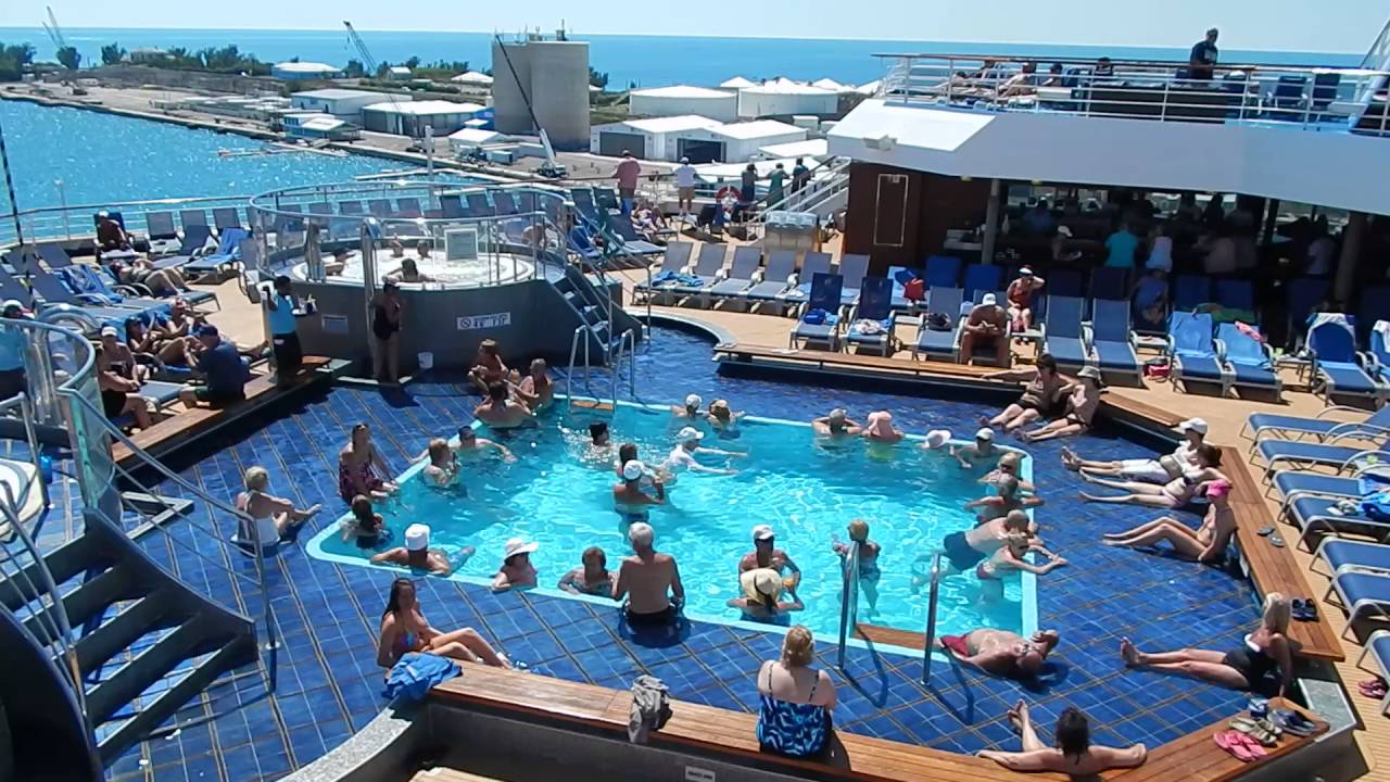 carnival splendor aft pool - YouTube