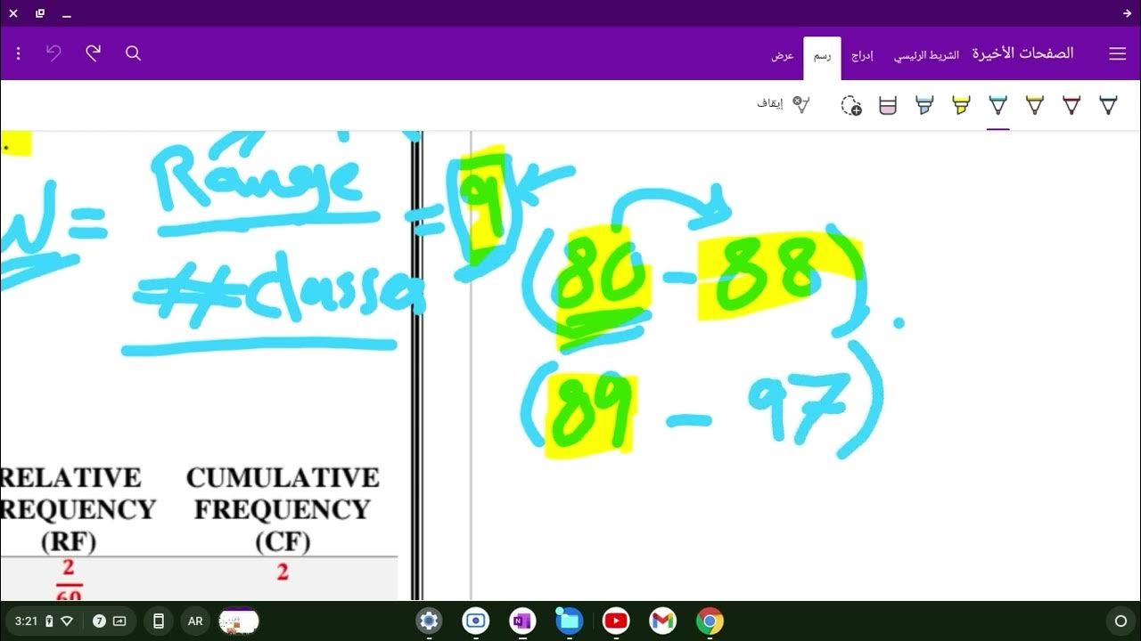 Organizing & summarizing continuous numerical data 2 - YouTube