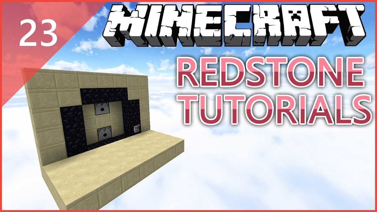 Minecraft: Redstone Tutorial #23 - Toggleable Nether Portal - YouTube