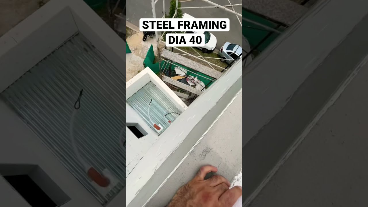 💥Avanzamos con la Base Coat - Steel Framing Dia 40 de obra💪 - YouTube