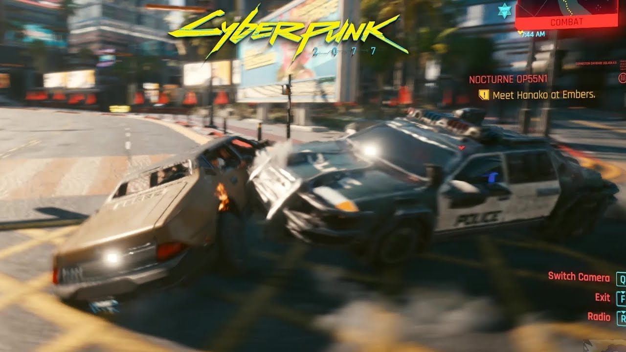 Cyberpunk 2077 NPC Wars #21 : Police Chase - YouTube