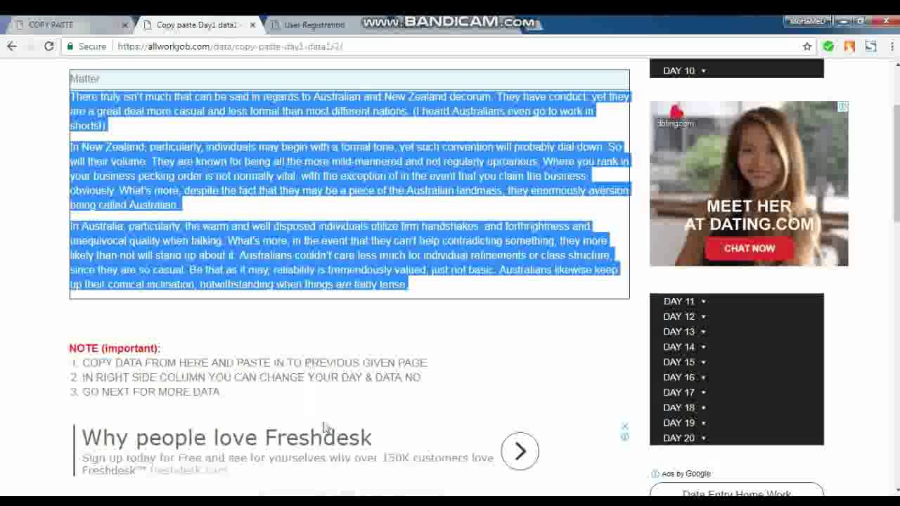 Easy Copy Pasting Job in Online Without Investment - YouTube