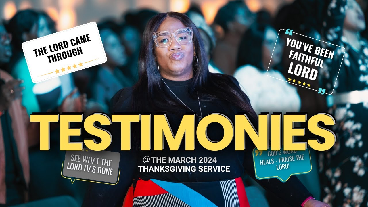 Testimonies | March 2024 Thanksgiving Service | Pastor Dee Monehin ...