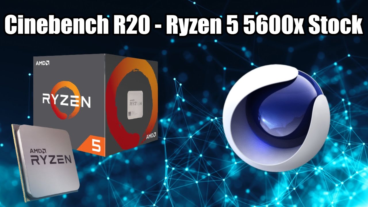 Cinebench R20 - Ryzen 5 5600x Stock - YouTube