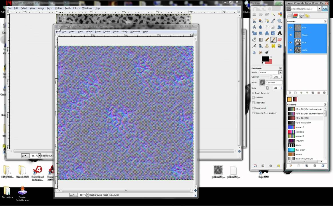 Parallax in Normal Map - GIMP - YouTube