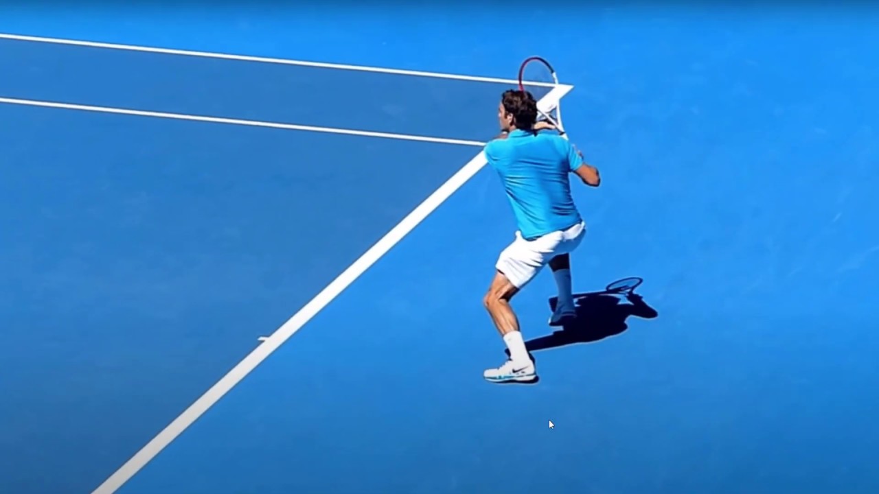 Roger Federer - Forehand - Slow Motion - YouTube