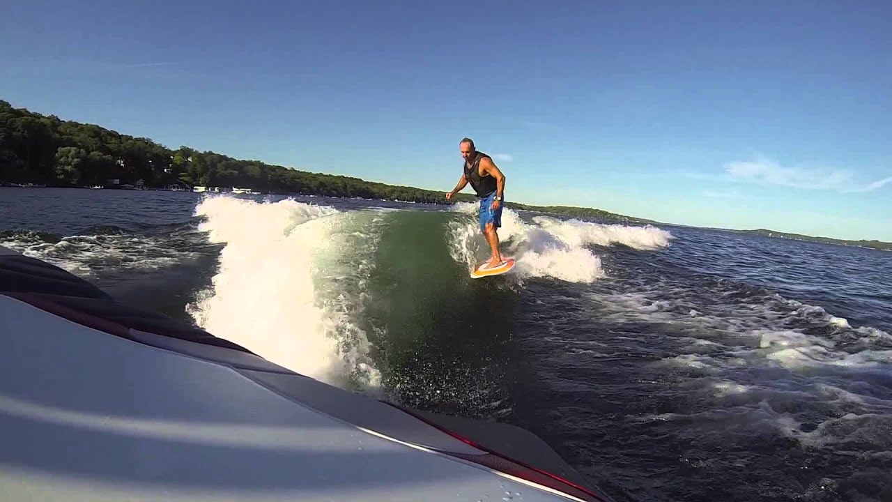 2015 MB Sports B52 On Lake Geneva W Go Surf assist - YouTube