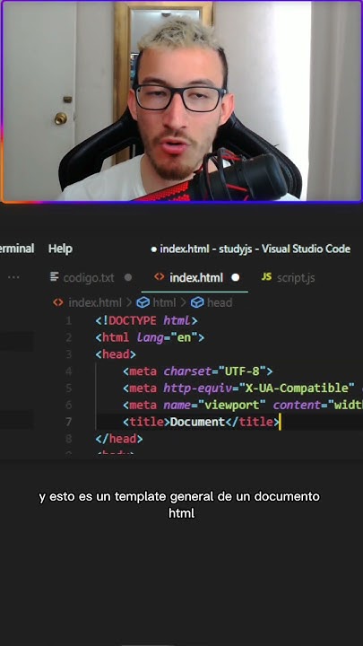 Como empezar a aprender html y javascript parte 1 - YouTube