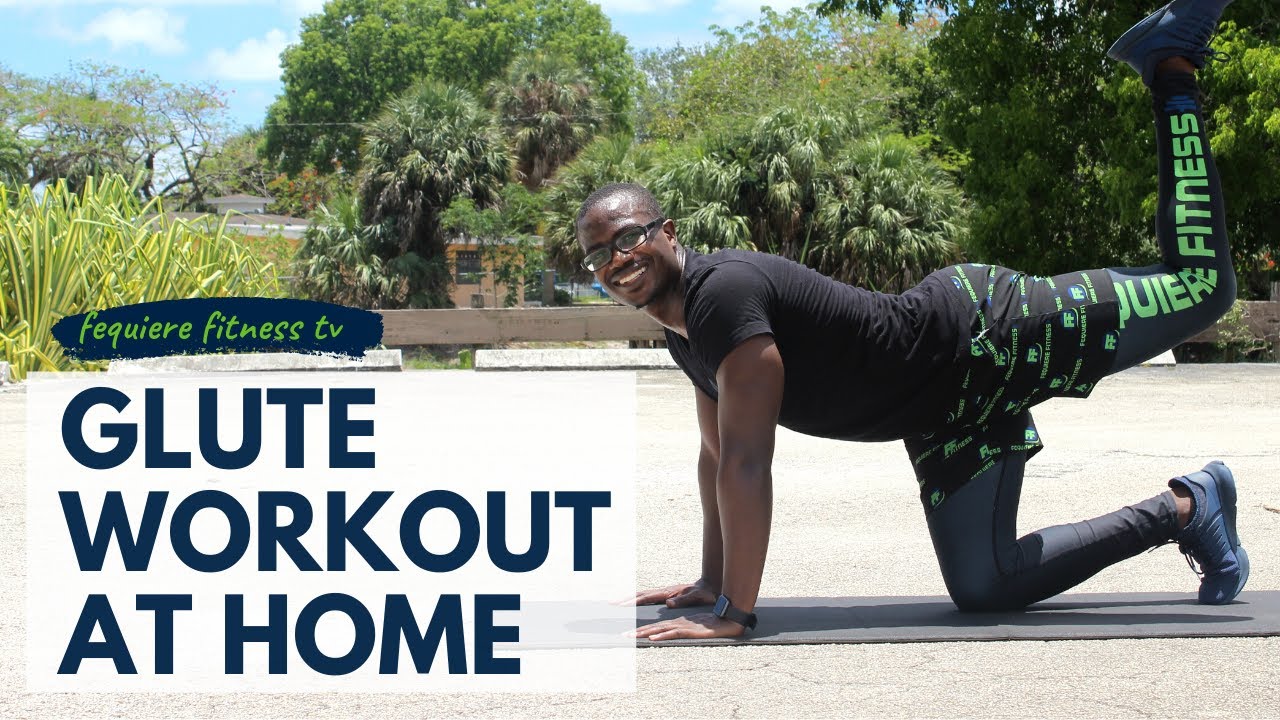 Glute Workout At Home For Beginners (Intense 5 Minute At Home Hip ...