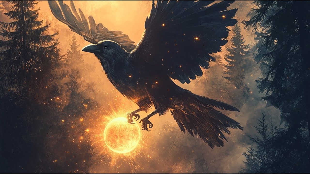 The Raven Steals the Light | Native American Folktale - YouTube