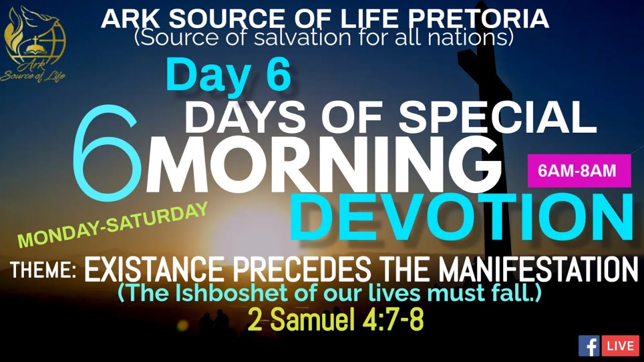 Saturday Special Morning Devotion Service with Bishop Sony - YouTube
