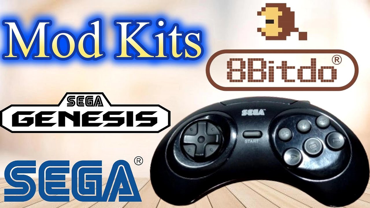 REVIEW - Mod Kit - DIY da 8Bitdo para o CONTROLE DE 6 botões do MEGA ...