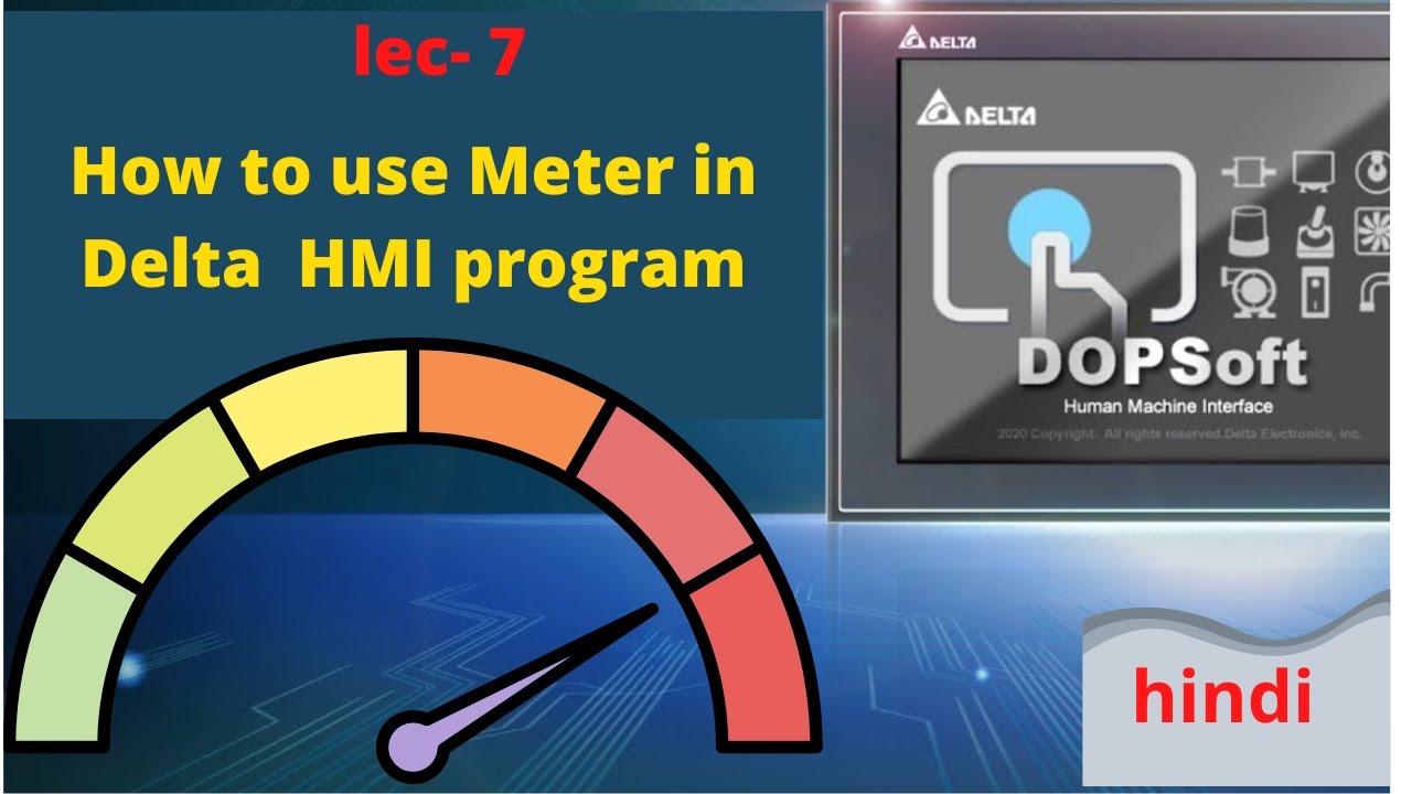 meter element in delta hmi | how to meter use in hmi | meter element ...