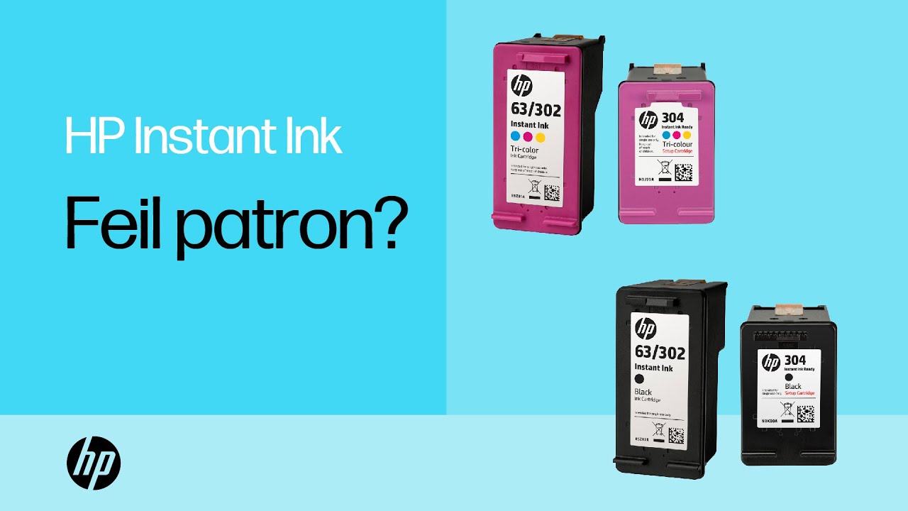 Sendte HP Instant Ink meg feil patron? | HP Support - YouTube