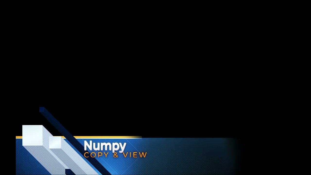 04. Numpy Copy & View - YouTube
