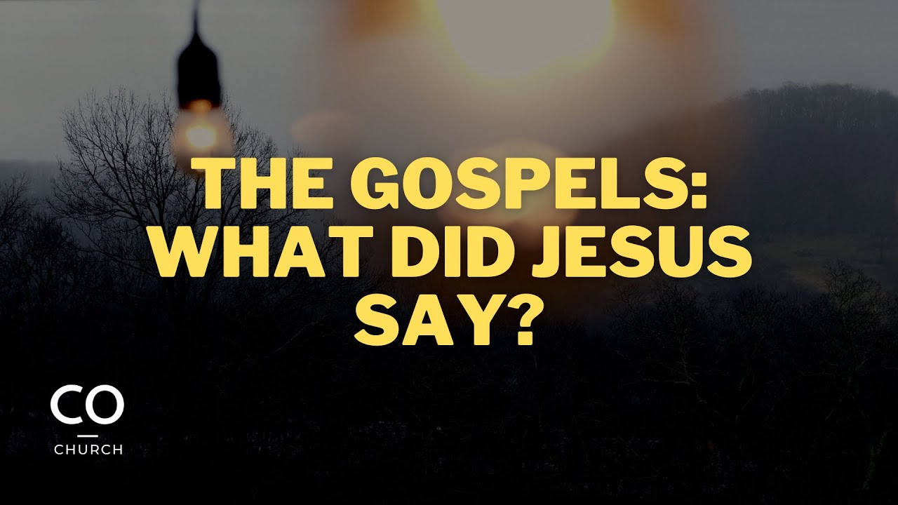 The Gospels: What Did Jesus Say? John 1 and the first words of Jesus ...