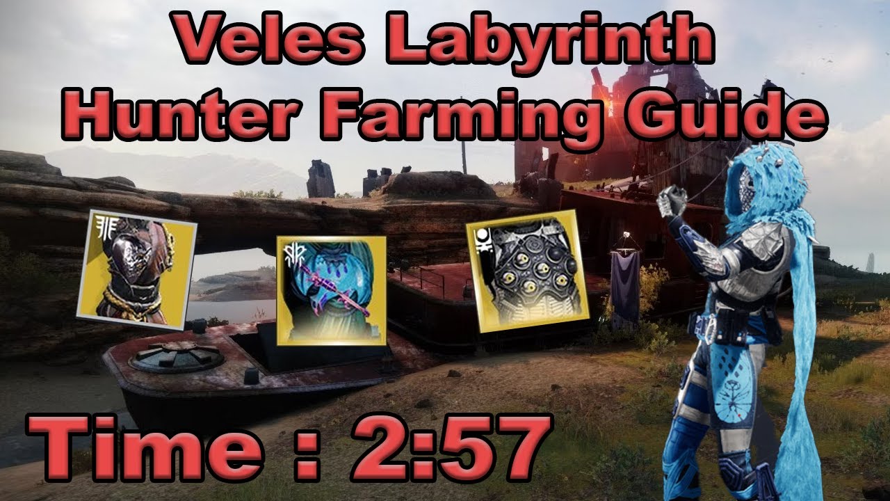 Destiny 2 - Veles Labyrinth (Hunter) Legend Lost Sector Farming Guide ...