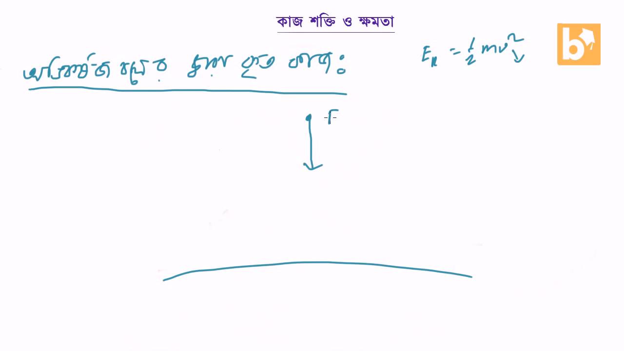 Physics 1 chapter 2 part 2 গতিশক্তি এবং অভিকর্ষজ বলের দ্বারা কৃত কাজের ...