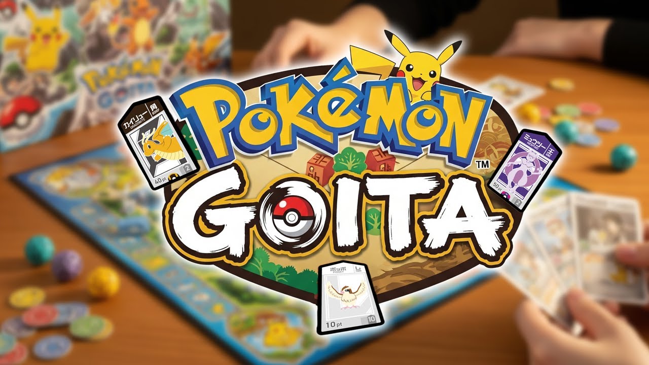 Trying the new Pokémon BOARD GAME | Pokémon Goita - YouTube